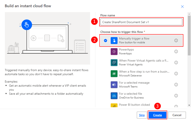 How-To #7: Create SharePoint Document Set Using Power Automate (Basic ...
